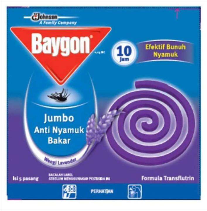 BAYGON coil jumbo baygon bakar JUMBO anti nyamuk obat nyamuk | Lazada ...
