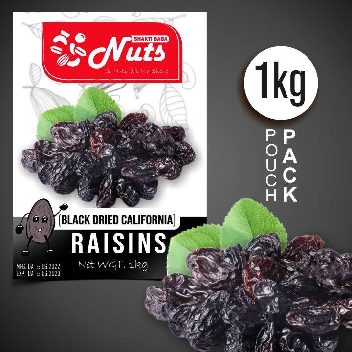 Shakti Baba Black Dried California Raisins 1kg | Lazada PH