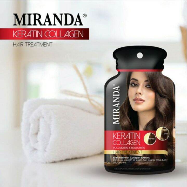 MIRANDA KERATIN COLLAGEN HAIR TREATMENT | Lazada Indonesia
