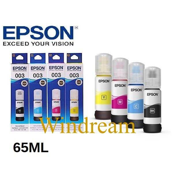Epson 003 ORIGINAL Genuine REFILL INK 65ml - L1110 / L3100 / L3101 ...