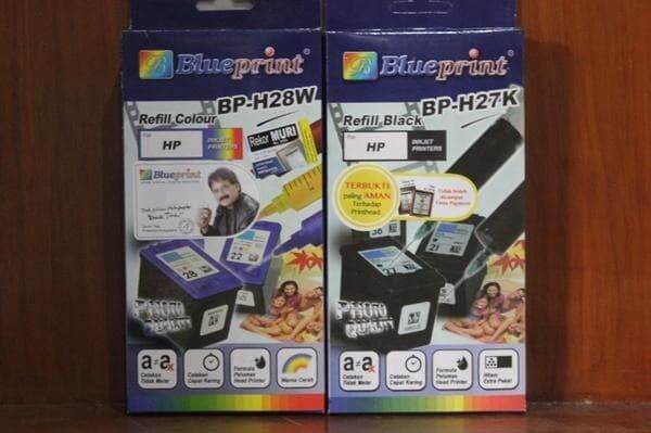 Tinta Suntik BluePrint (HP) untuk Semua Tipe Printer - Black & Colour ...