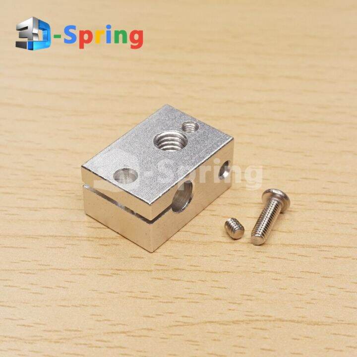 V6 Heat Block Sensor Heater Block Aluminum for HT-NTC100K PT100 RepRap ...