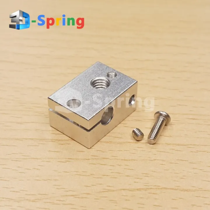 V6 Heat Block Sensor Heater Block Aluminum for HT-NTC100K PT100 RepRap ...