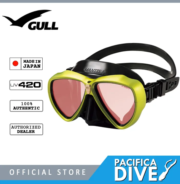 GULL, Mantis Lv Mask, Black Silicone, Mirror Neon Shimmer Frame, 2021 ...
