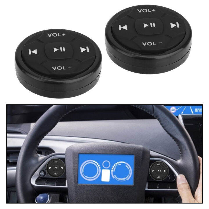 Car Steering Wheel Media Volume Button Universal Remote Control Button ...