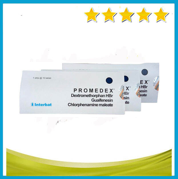 Promedex Isi 10 Tablet | Obat Batuk Kering Gatal Serta Berdahak yang Disertai Alergi | Lazada ...