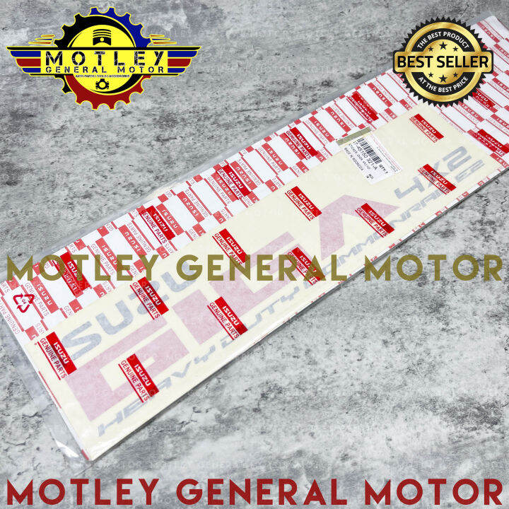 STICKER STIKER SETIKER STRIKER SETICKER PINTU ISUZU GIGA FRR FTR FVR ...