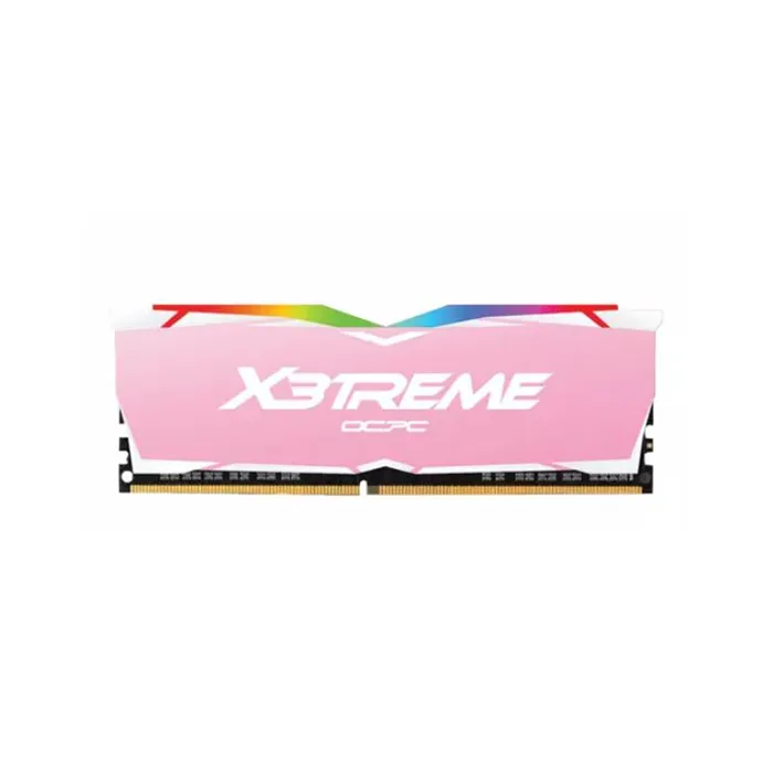 [NEW] OCPC X3 RGB LongDimm 8GB DDR4 3600Mhz Pink DESKTOP RAM | Lazada