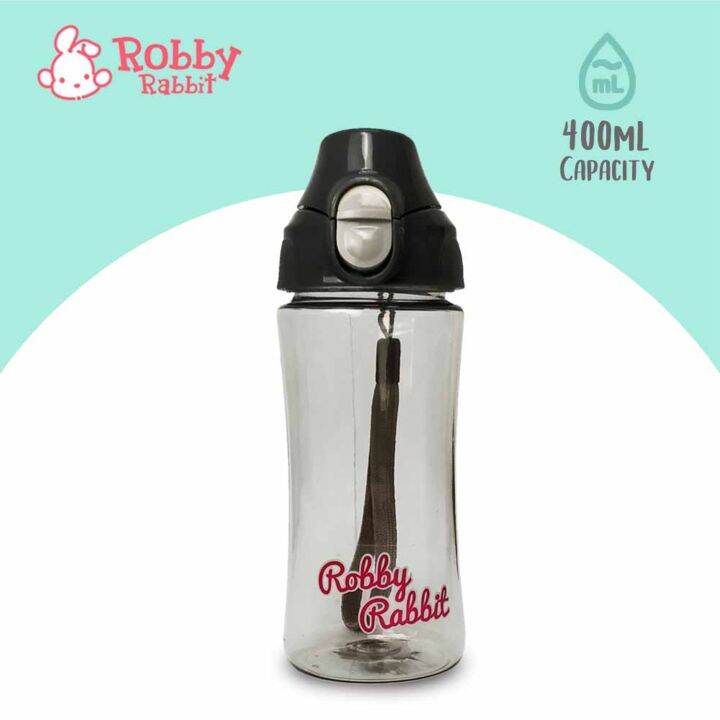 Robby Rabbit Water Bottle Gray 400ml | Lazada PH