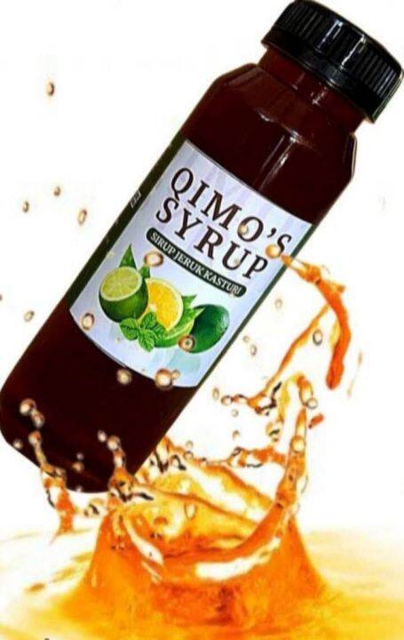 Qimo’s Sirup 500 ml/ 2 pcs - Sirup Jeruk Kasturi/ Sirup Kasturi/ Orange ...
