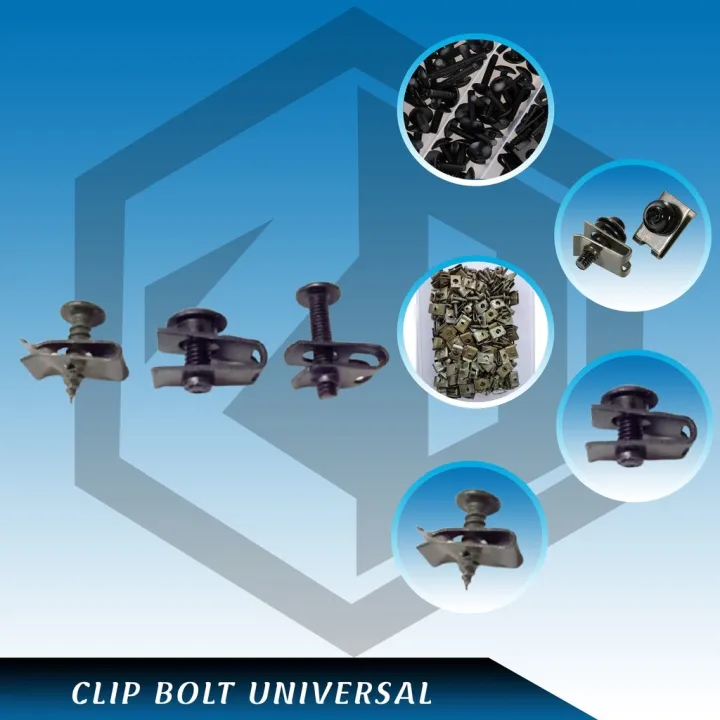 Knight Motorcycle Car Parts Accessories Flaring Bolts With Clip Nuts ...