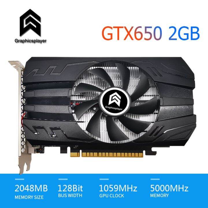 1ชิปดั้งเดิมการ์ดกราฟิก VGA การ์ดจอ GTX PC GTX650 128BIT 2GB /2048MB สำหรับการ์ดจอ NVIDIA GPU ...