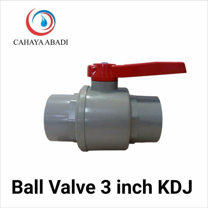 STOP KRAN - BALL VALVE - KDJ - 3 INCH PVC | Lazada Indonesia