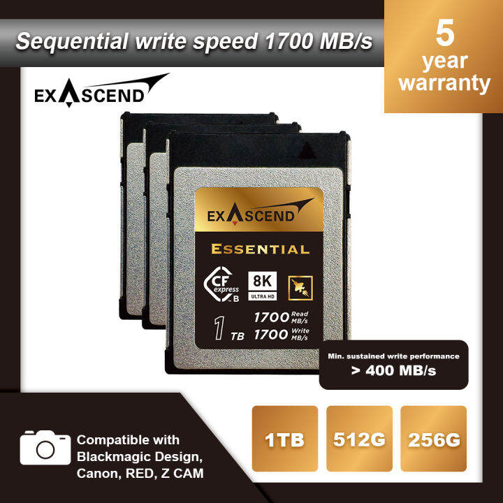 Essential CFexpress Type B Card สำหรับ Z9 Nikon,Canon R5,ฯลฯ | Lazada.co.th