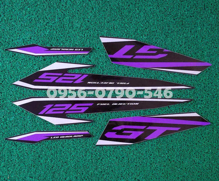 YAMAHA MIO SOUL i 125 17 VIOLET Decal/sticker | Lazada PH