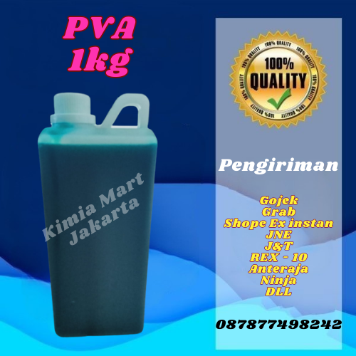 PVA (Polyvinyl Alcohol) Blue/Biru/Lem Anti Lengket untuk Resin 1 KG | Lazada Indonesia