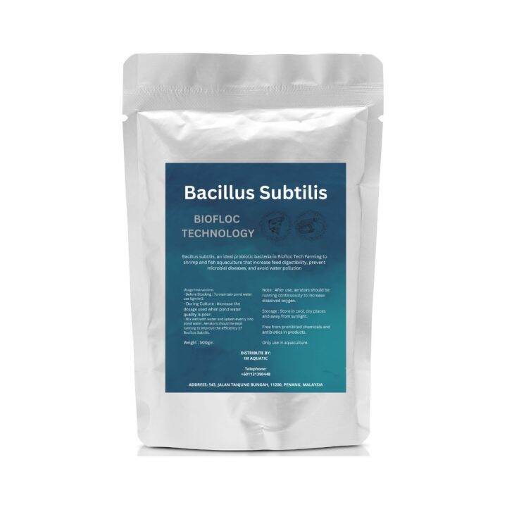Bacillus Subtilis | Probiotic for Aquaculture Biofloc 500gm | Lazada