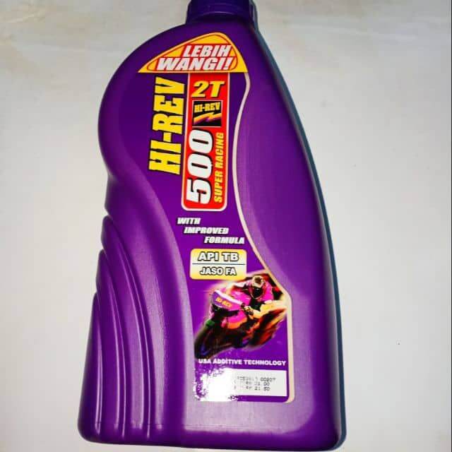 HI-REV HIREV 2T 500 LEBIH WANGI 1L (100% ORIGINAL) | Lazada