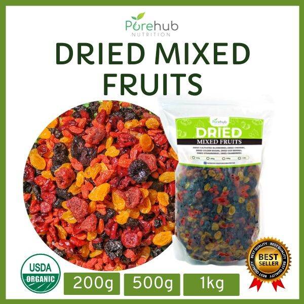 Purehub Dried Mixed Fruits (USDA Organic) | Lazada PH