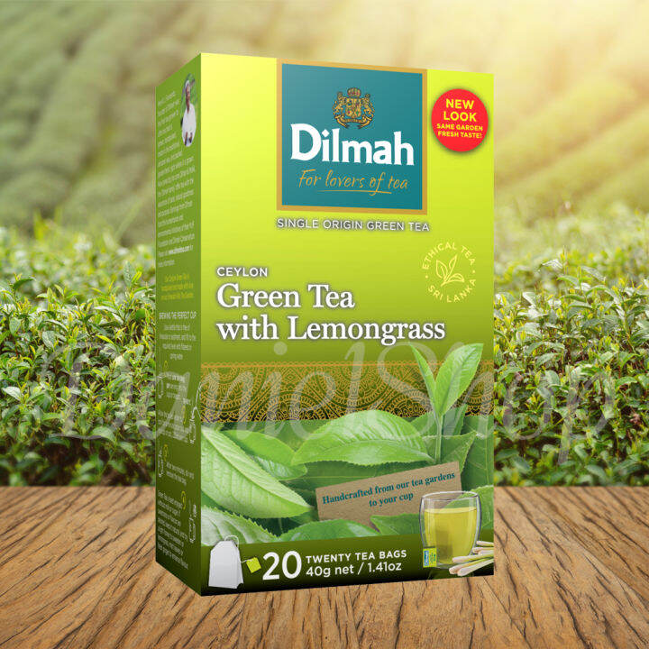 Dilmah Pure Ceylon Green Tea with Lemongrass (20's) | Lazada Dilmah Pure Ceylon Green Tea with Lemongrass (20's) | Lazada