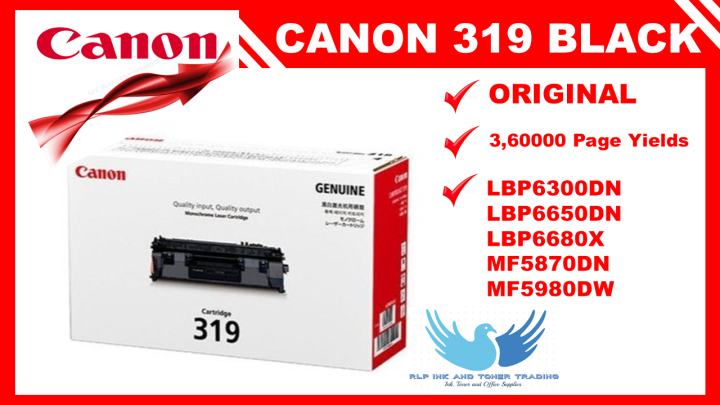 Canon 319 Black Original Toner Cartridge | Lazada PH
