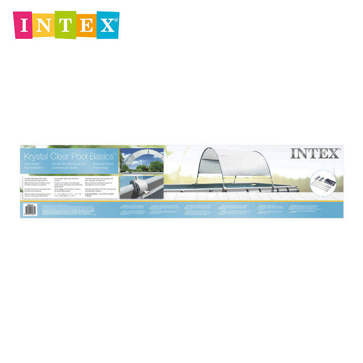 INTEX® 28054 Canopy For 9Ft And Smaller Rectangular Pool | Lazada PH