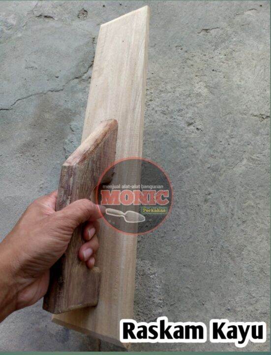 RASKAM ROSKAM KAYU JATI ALAT POLES TEMBOK TUKANG Monic perkakas ...