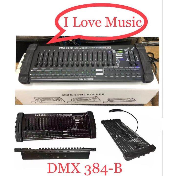 DMX 384-B Stage DJ Light Controller Channel Operator Intelligent ...