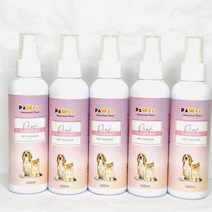 [SOUTH VET] PAWELL PINK PET COLOGNE (100 ML) GRAPEFRUIT FOR DOG AND CAT ...