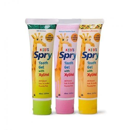 [PRE-ORDER] KID'S SPRY TOOTH GEL WITH XYLITOL 3 MONTHS AND UP NATURAL ...