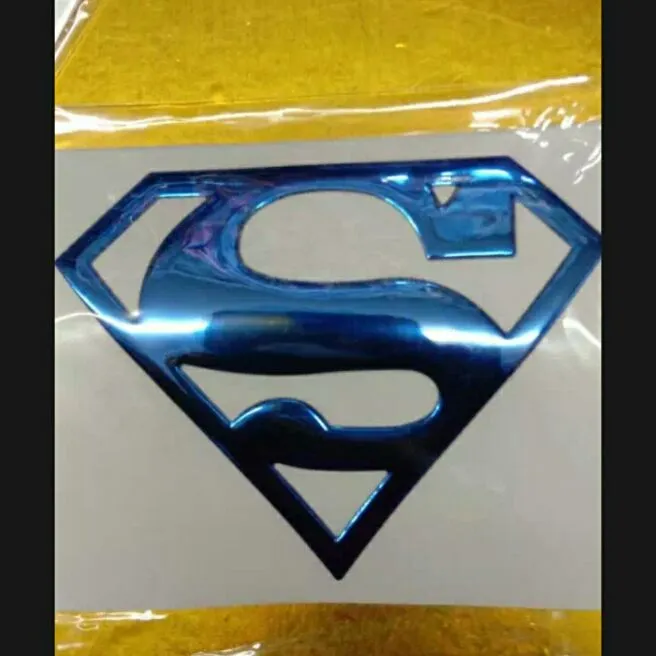 STICKER GLOSSY SUPERMAN BLUE COLOR | Lazada PH