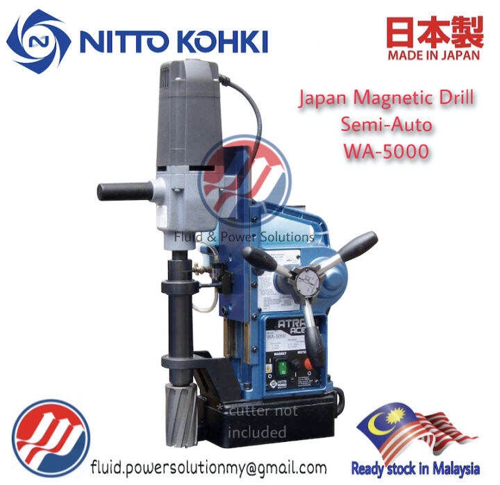 Genuine "Nitto Kohki" WA-5000 Semi-Auto Magnetic Drill ,"Made in Japan ...