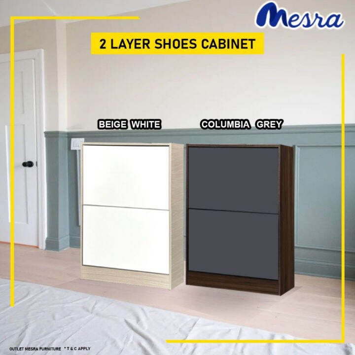MESRA - Ikea - Almari Kasut 2 Tier Shoes Rack Cabinet / 3 Tier Shoe ...