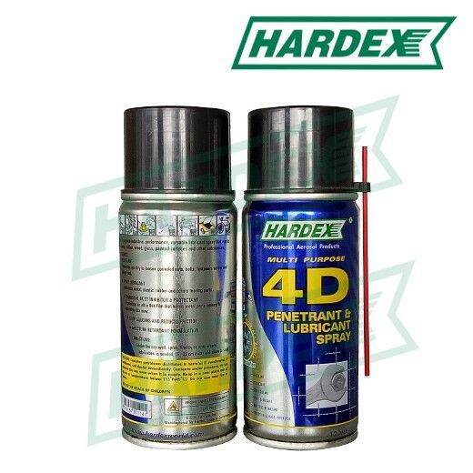 Hardex 4D Penetrant & Lubricant Spray 120ml | Lazada PH