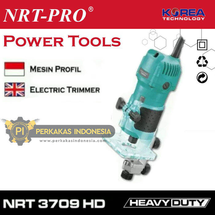 Mesin Ukir Kayu Profil Wood Trimmer NRT 3709 HD Mini Router NRT PRO ...