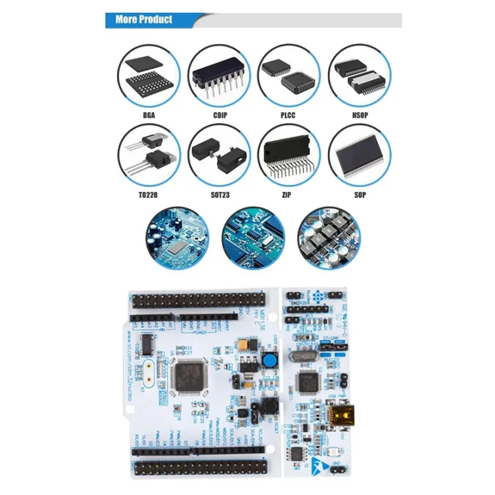 NUCLEO-F072RB Development Board Nucleo-64 STM32 F0 Series Microcontroller Evaluation Board ...