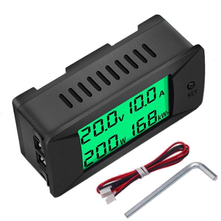 PZEM-025 DC Digital Battery Tester Bidirectional Ammeter Voltmeter Watt ...