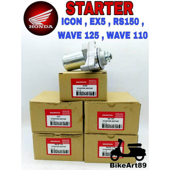 Honda Starter Motor Carburetor EX5 / ICON / RS150 / WAVE 110 / WAVE 125 / WAVE110 Motor Spare ...
