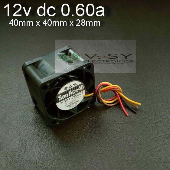Original San Ace40 12v dc 0.60a 40mm DC Blower Fan Cooling Exhaust High ...