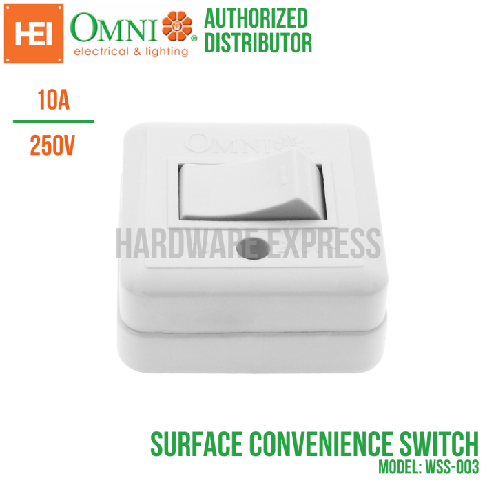 Omni Surface Mounted Convenience Switch WSS-003 | Lazada PH