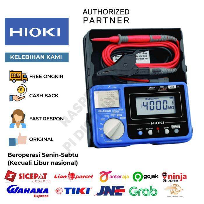 DIGITAL INSULATION TESTER / MEGGER 1000V HIOKI IR4056-21 - RADHASTORE7 ...