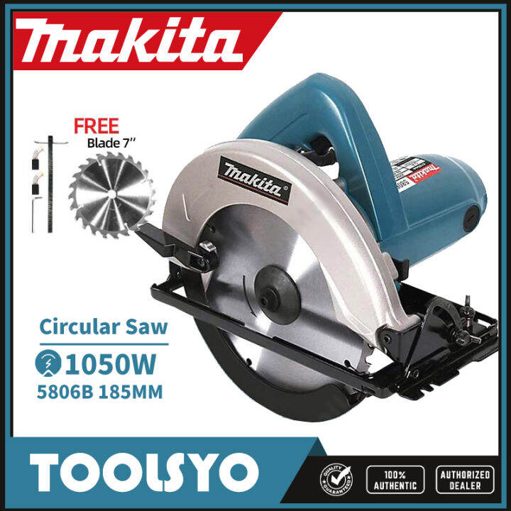 1050w 185mm 7-1/4inch Electric Circular Saw wood cutting Woodworking ...