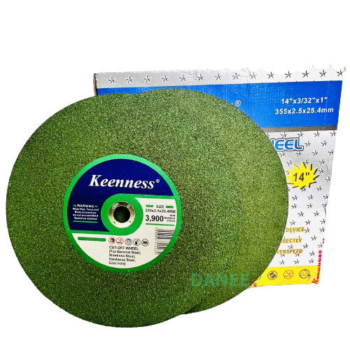 KENNESS 14นิ้ว (1กล่อง30ใบ) แผ่นตัด แผ่นตัดสแตนเลส ใบตัด ใบตัดเหล็ก ใบ ...