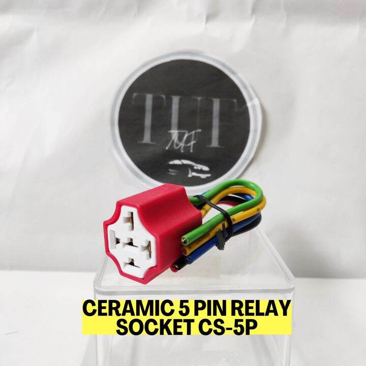 CIRCUIT CERAMIC 5 PIN RELAY SOCKET CS-5P | Lazada PH