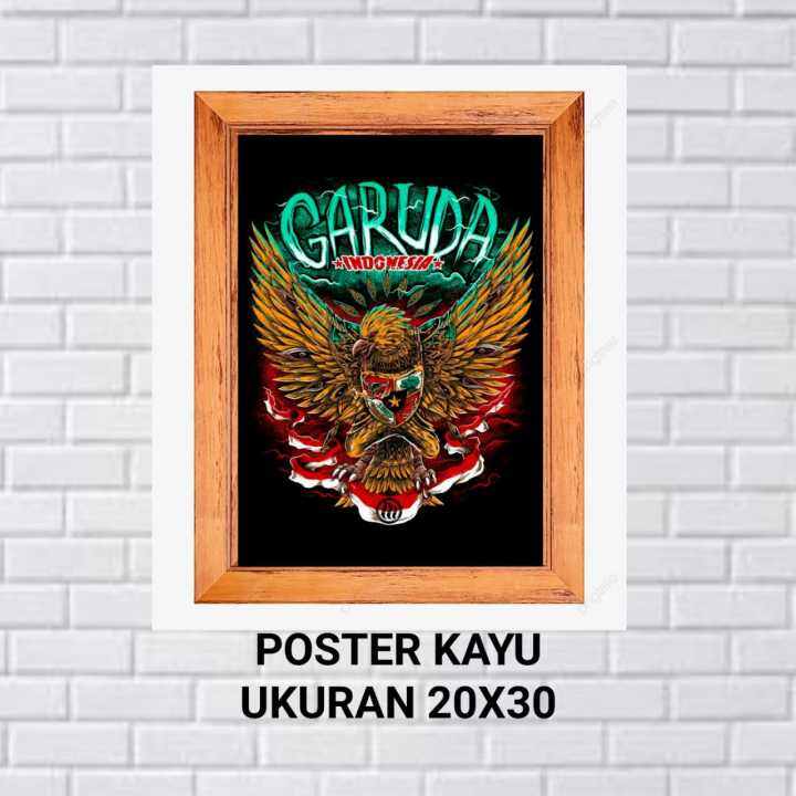 POSTER GARUDA INDONESIA/FOTO POSTER GARUDA/HIASAN DINDING/DEKORASI ...