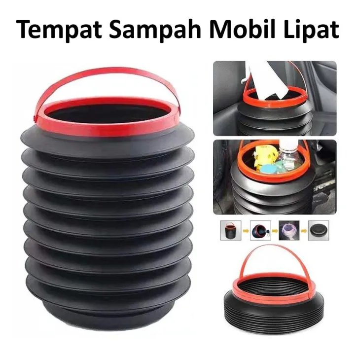 Tempat Sampah Lipat Portebel Mobil Tempat Sampah Lipat Car Trash Bin ...