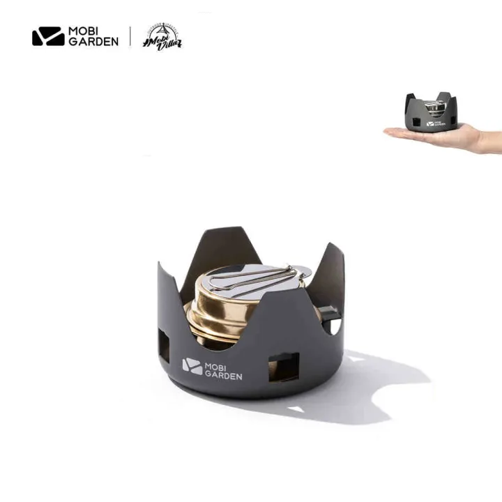 MOBIGARDEN เตาแอลกอฮอล์แบบพกพา,หม้อปิคนิคสำหรับขับรถด้วยตัวเองหม้อ ...