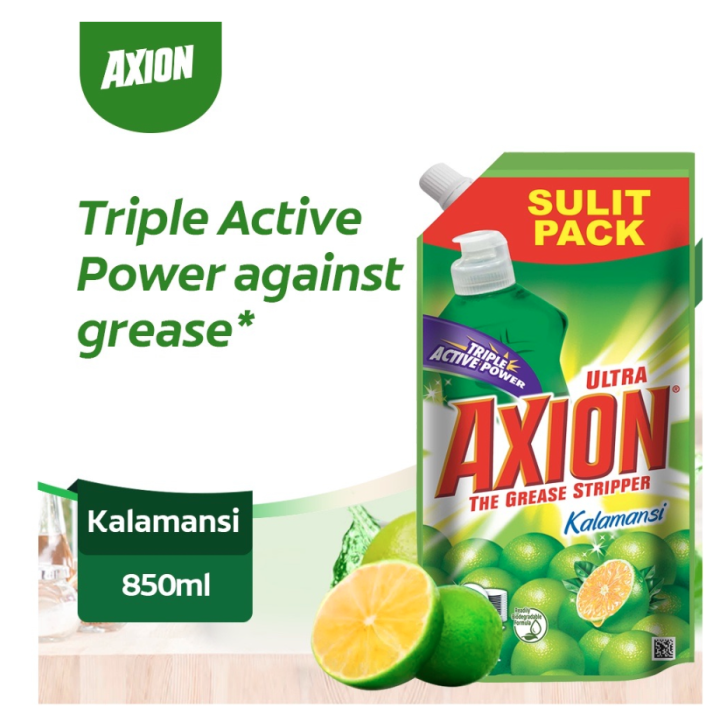 AXION Kalamansi Ultra Antibacterial Dishwashing Liquid (Calamansi scent ...