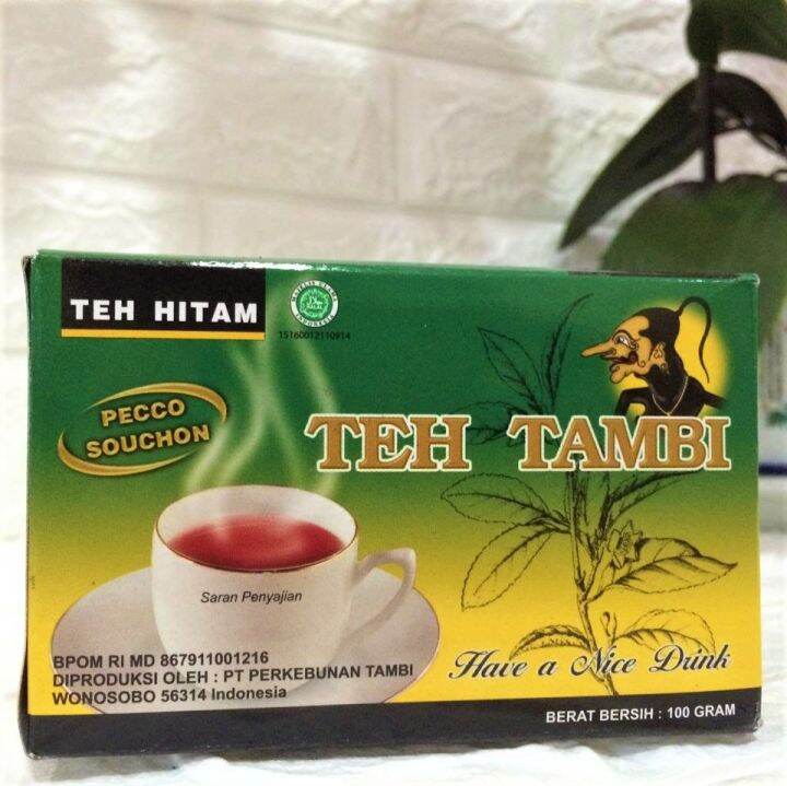 Teh Hitam Tambi PS Cap Petruk Box 100 gr | Lazada Indonesia