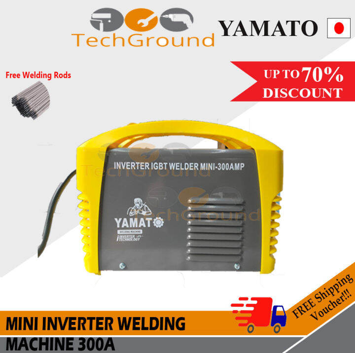 YAMATO JAPAN MINI Inverter IGBT Welder Welding Machine 300 AMP Japan ...